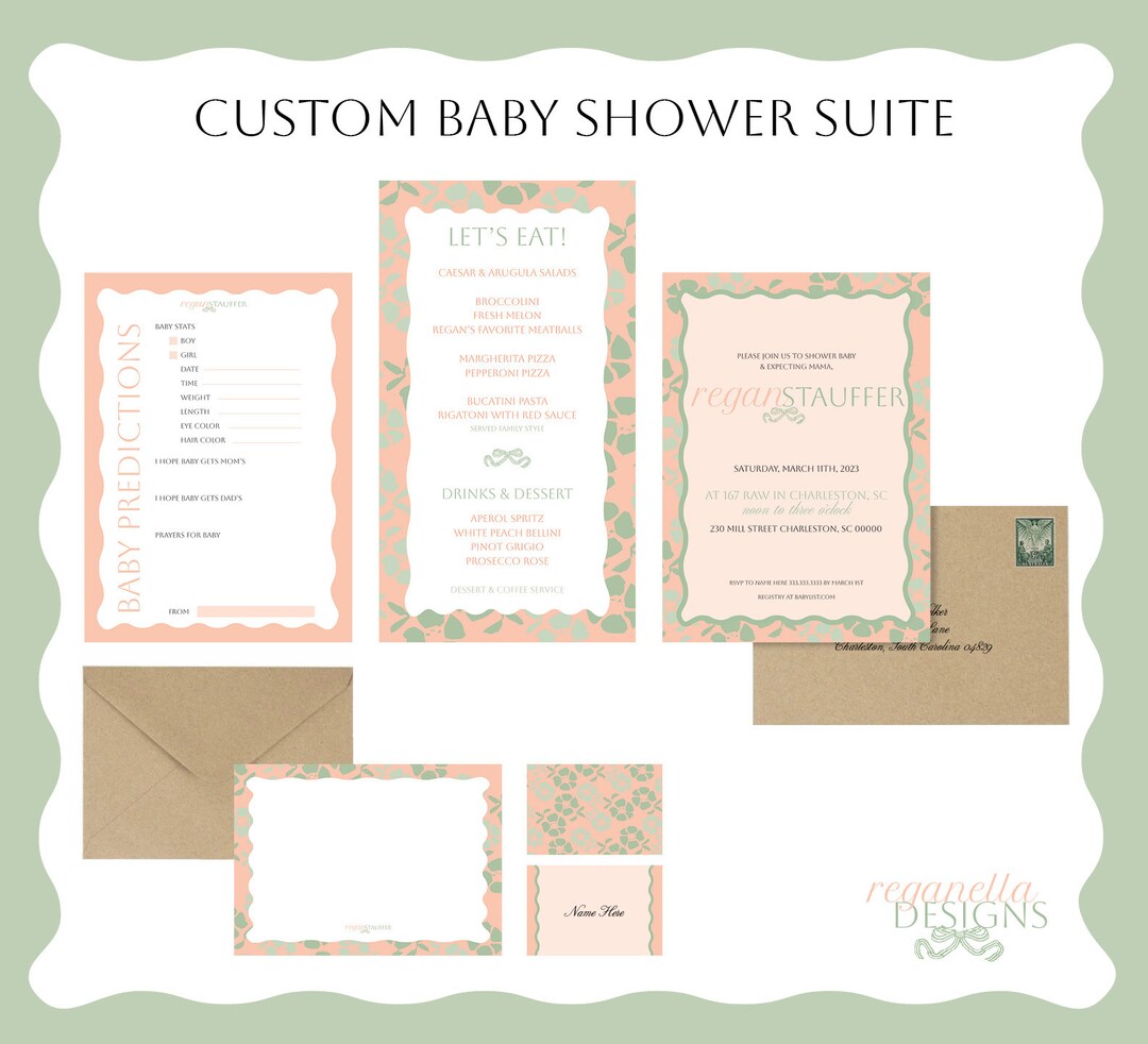 Custom Baby Shower Suite - Etsy