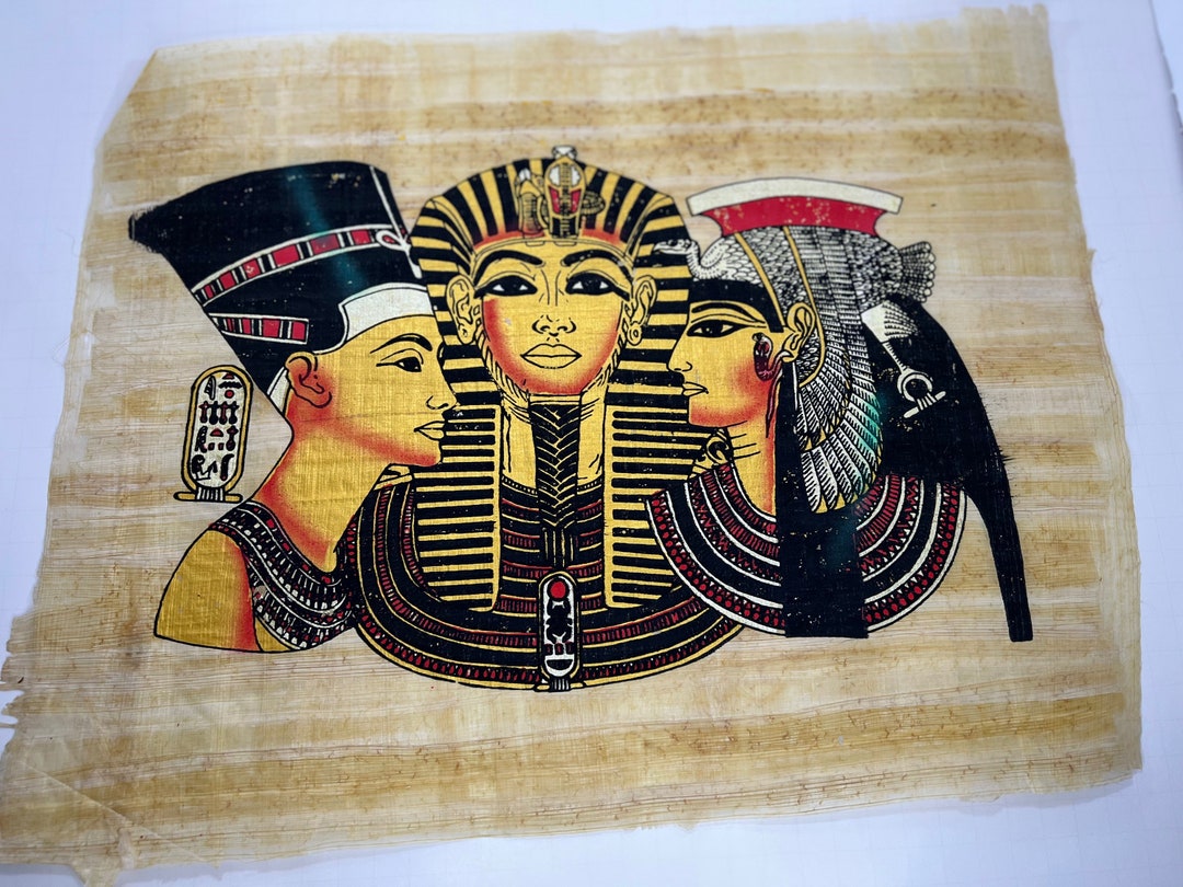 13" X 17" Egyptian Papyrus Art Papyrus Paper, Nefertiti in Modius ...