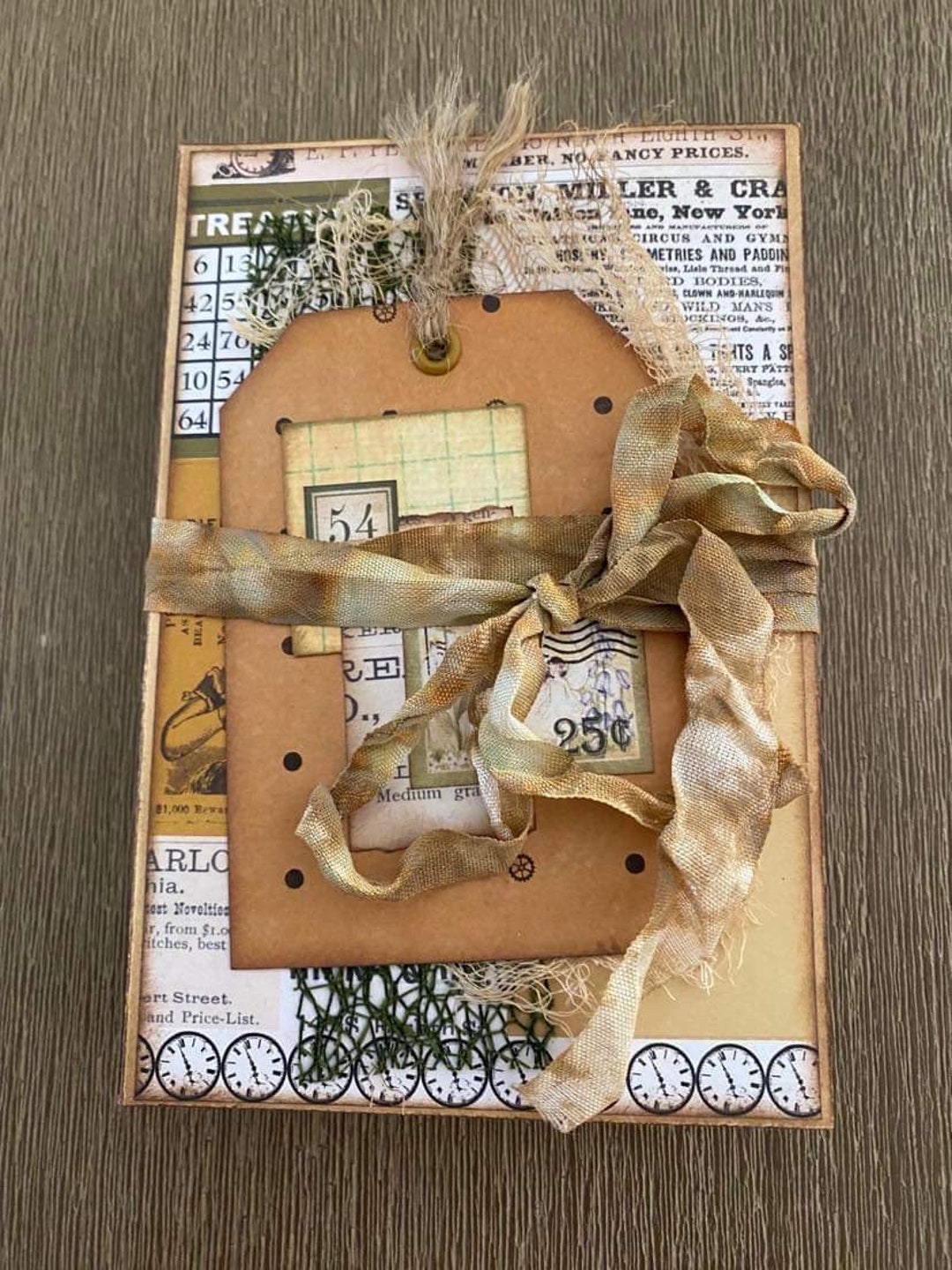 Junk Journal - Mini Sized but Full of Pages and Ephemera - Etsy
