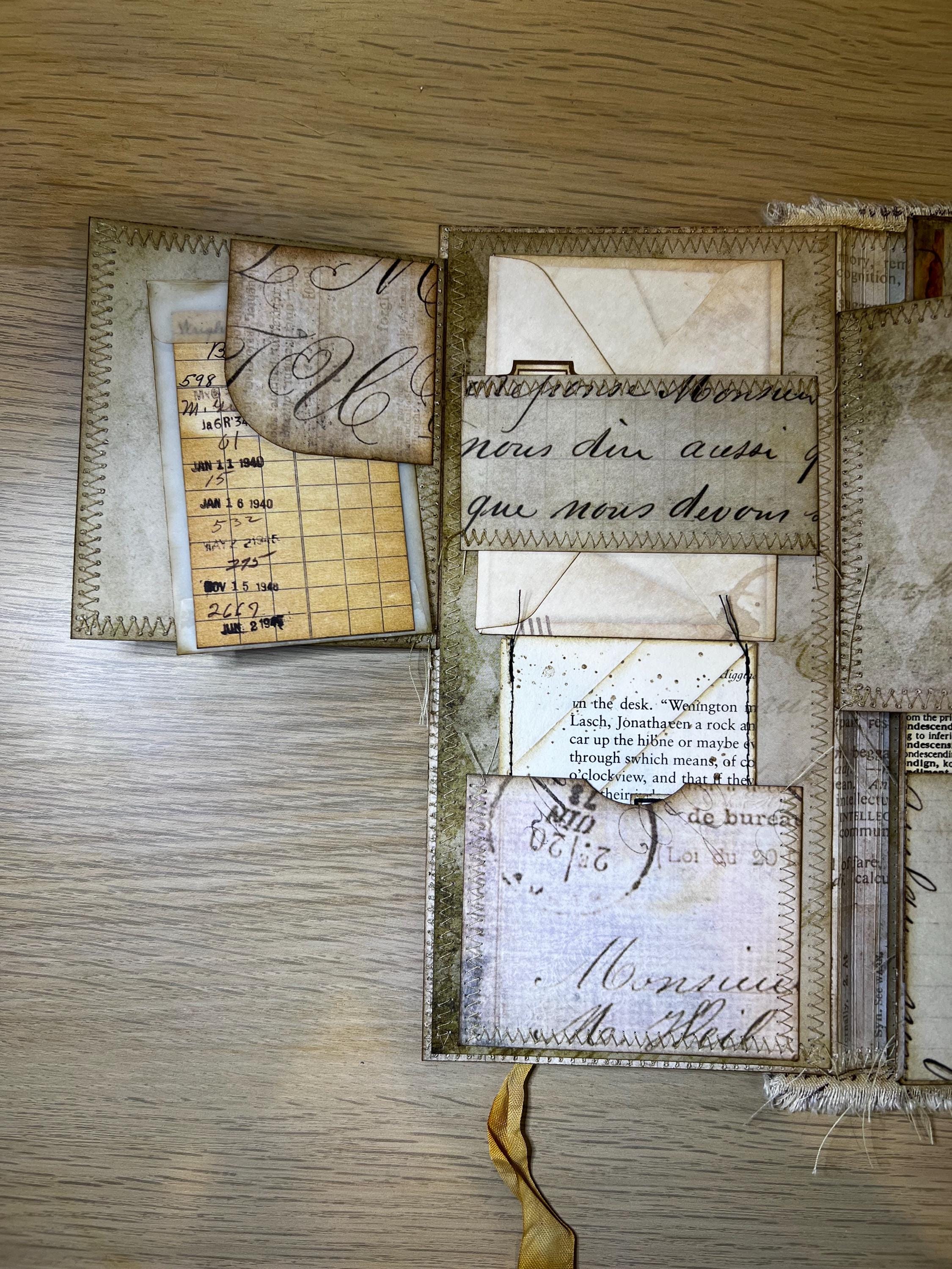 Tim Holtz Fabric Covered Junk Journal - Etsy