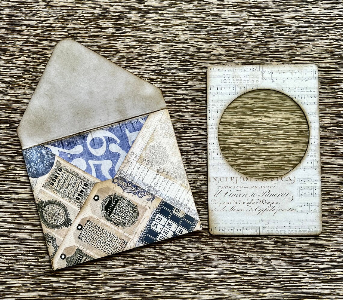 24 Pce “red, White, Blue” Ephemera Set - Etsy
