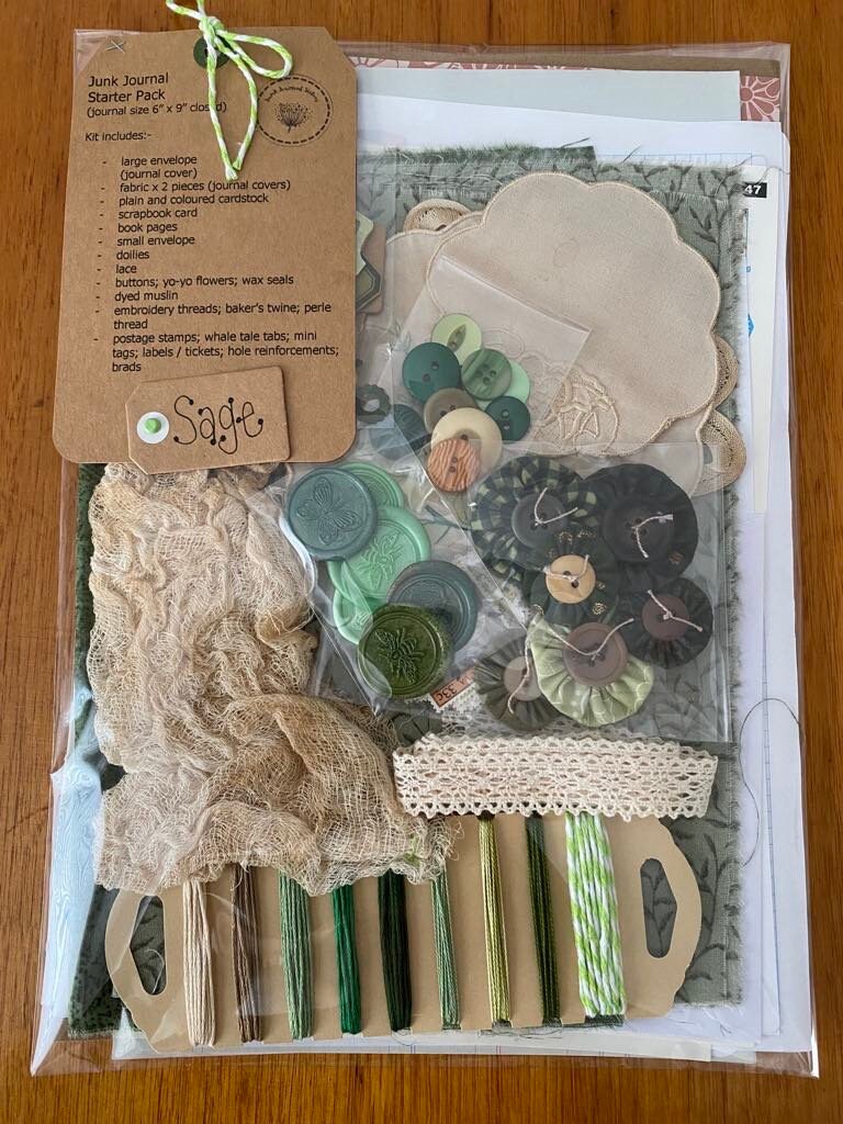 Junk Journal Kit Assorted Colour Options - Etsy