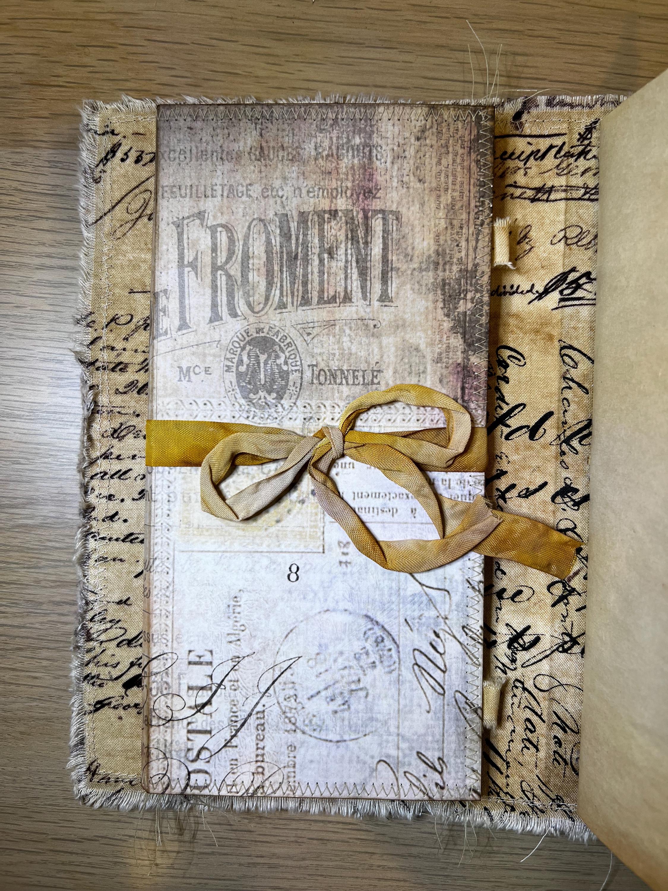 Tim Holtz Fabric Covered Junk Journal - Etsy