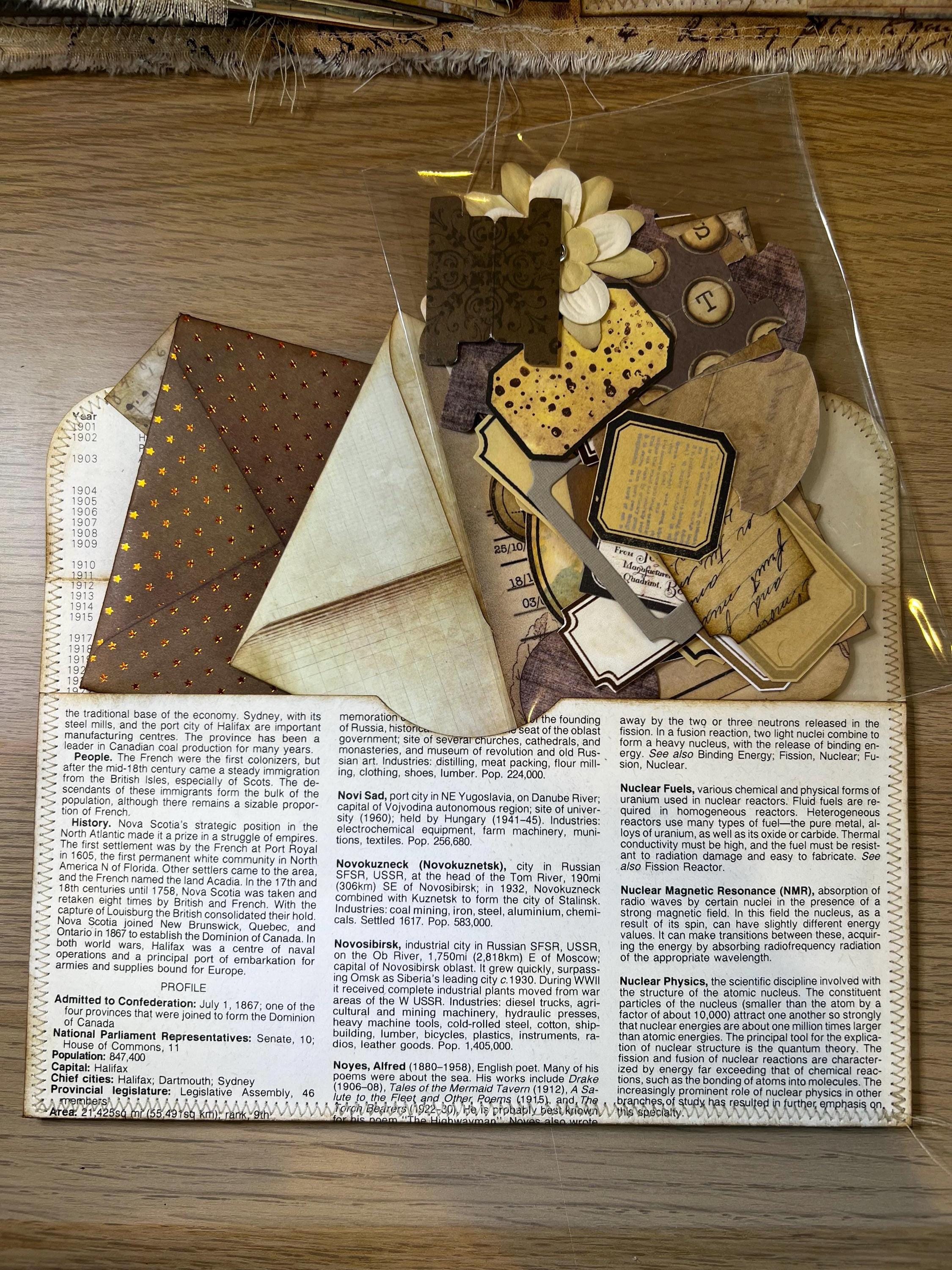 Tim Holtz Fabric Covered Junk Journal - Etsy