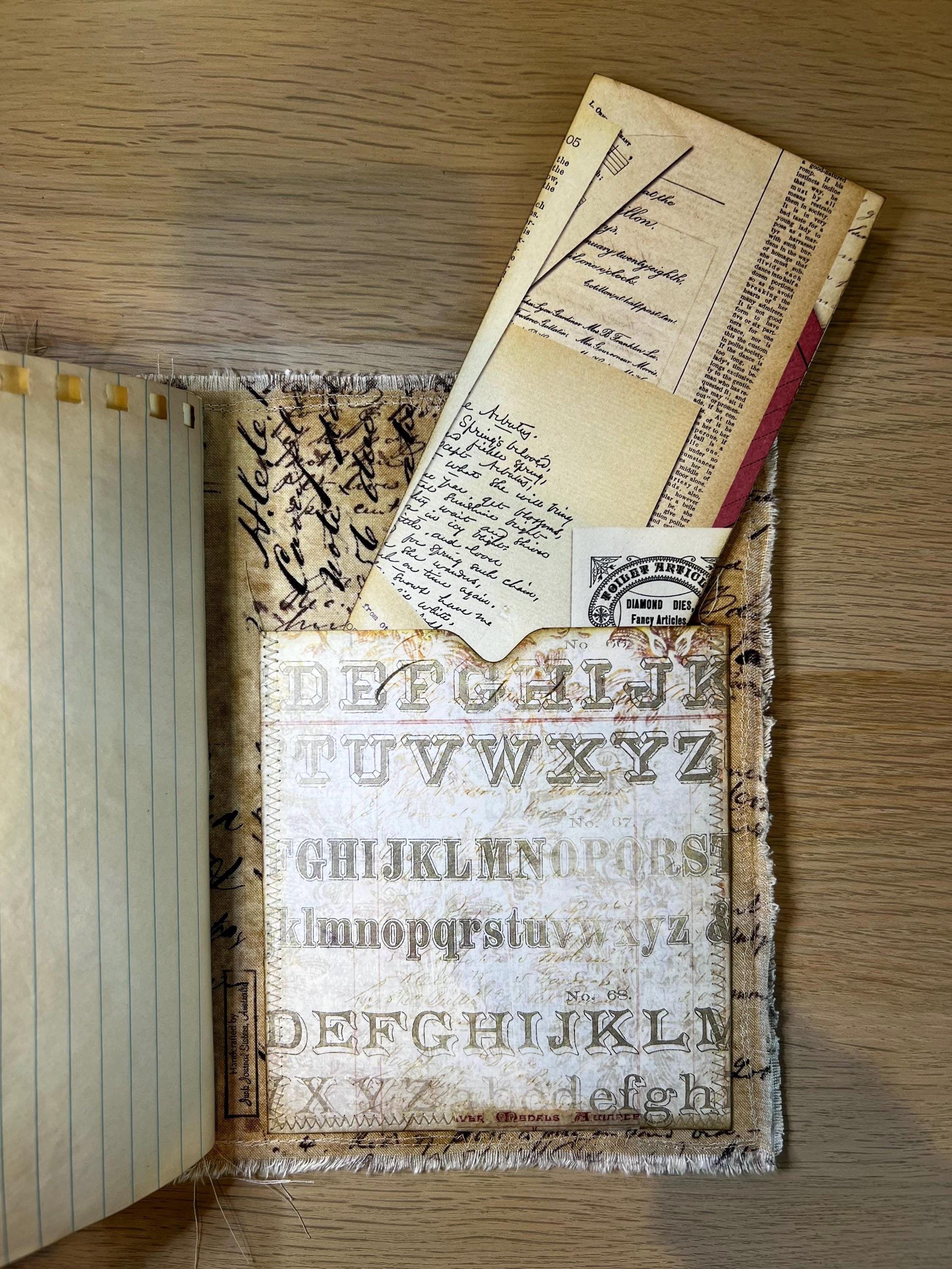 Tim Holtz Fabric Covered Junk Journal - Etsy
