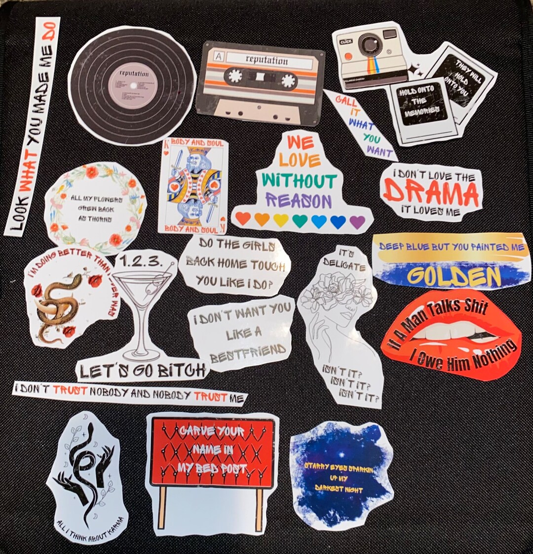 Reputation Taylor Swift Sticker and Sticker Packs Swifties - Etsy