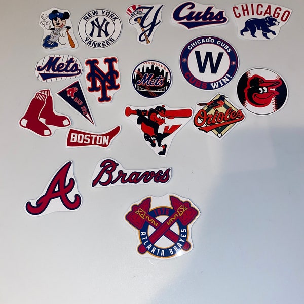 Baseball Stickers - Etsy