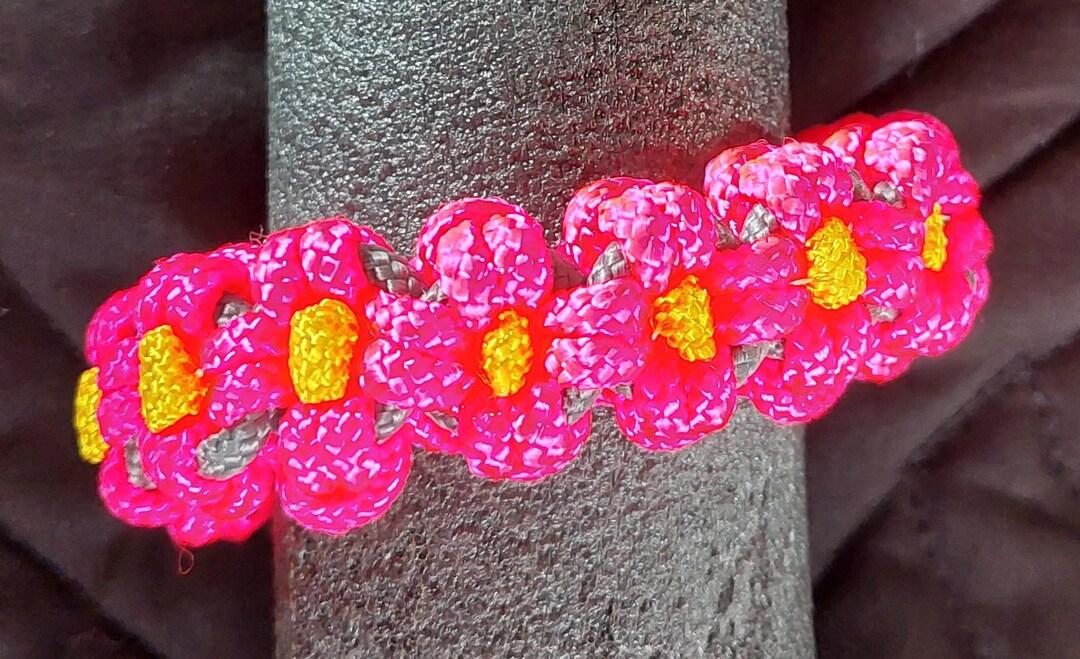 Daisy Paracord Bracelet - Etsy
