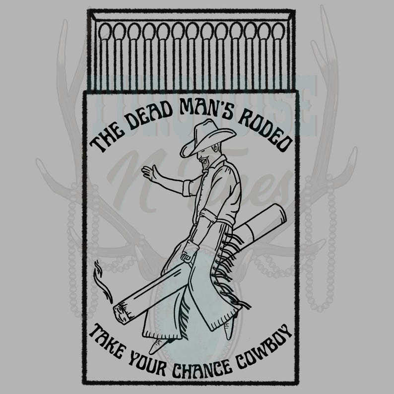 Cowboy Killer Bull Rider Rodeo PNG, Digital Design, Turquoise ...