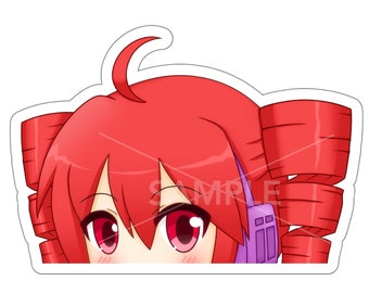 Kasane Teto/重音テト Merchandise Set keychain, Standee, Sticker Sheet - Etsy