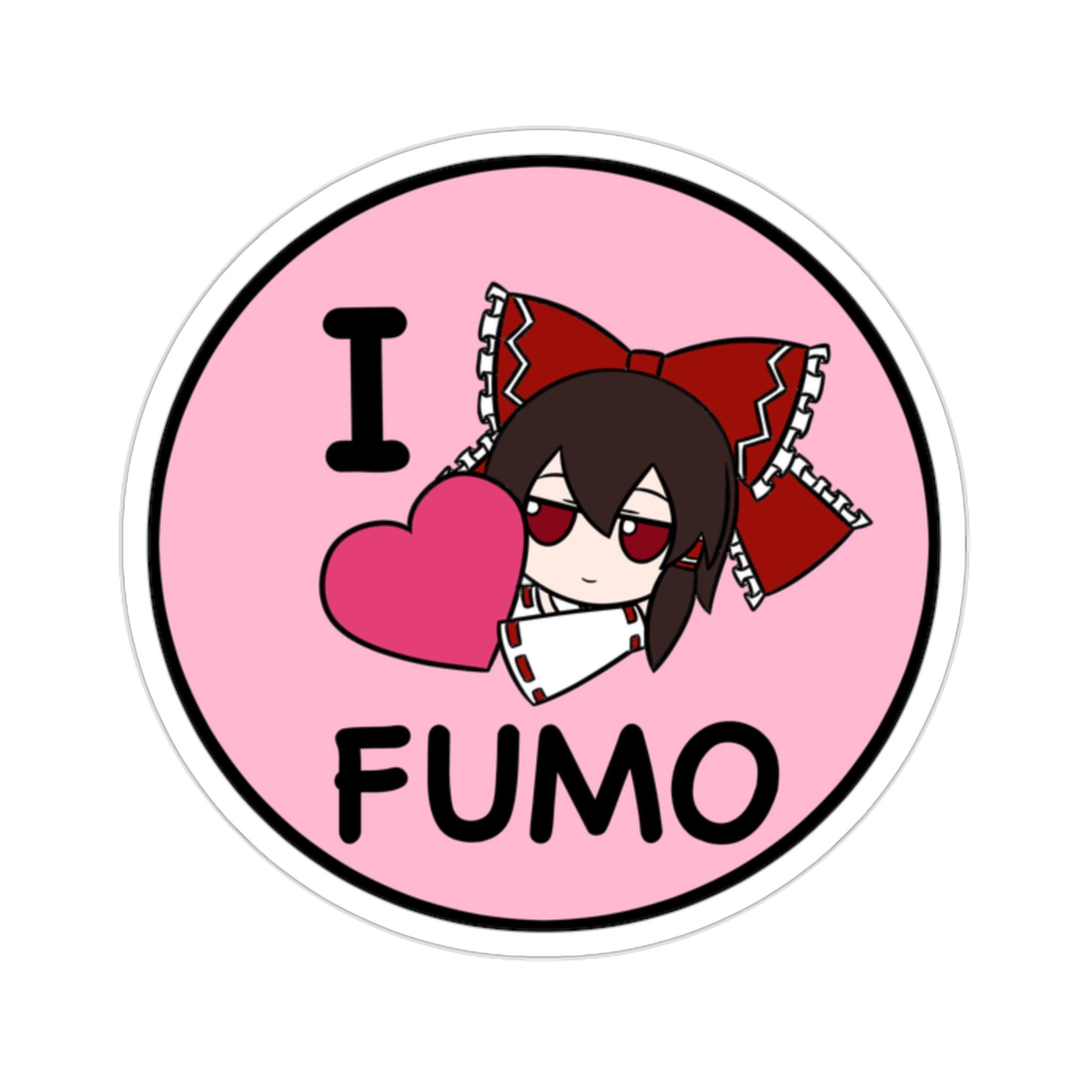 Touhou Project Reimu Hakurei Fumo Sticker - Etsy