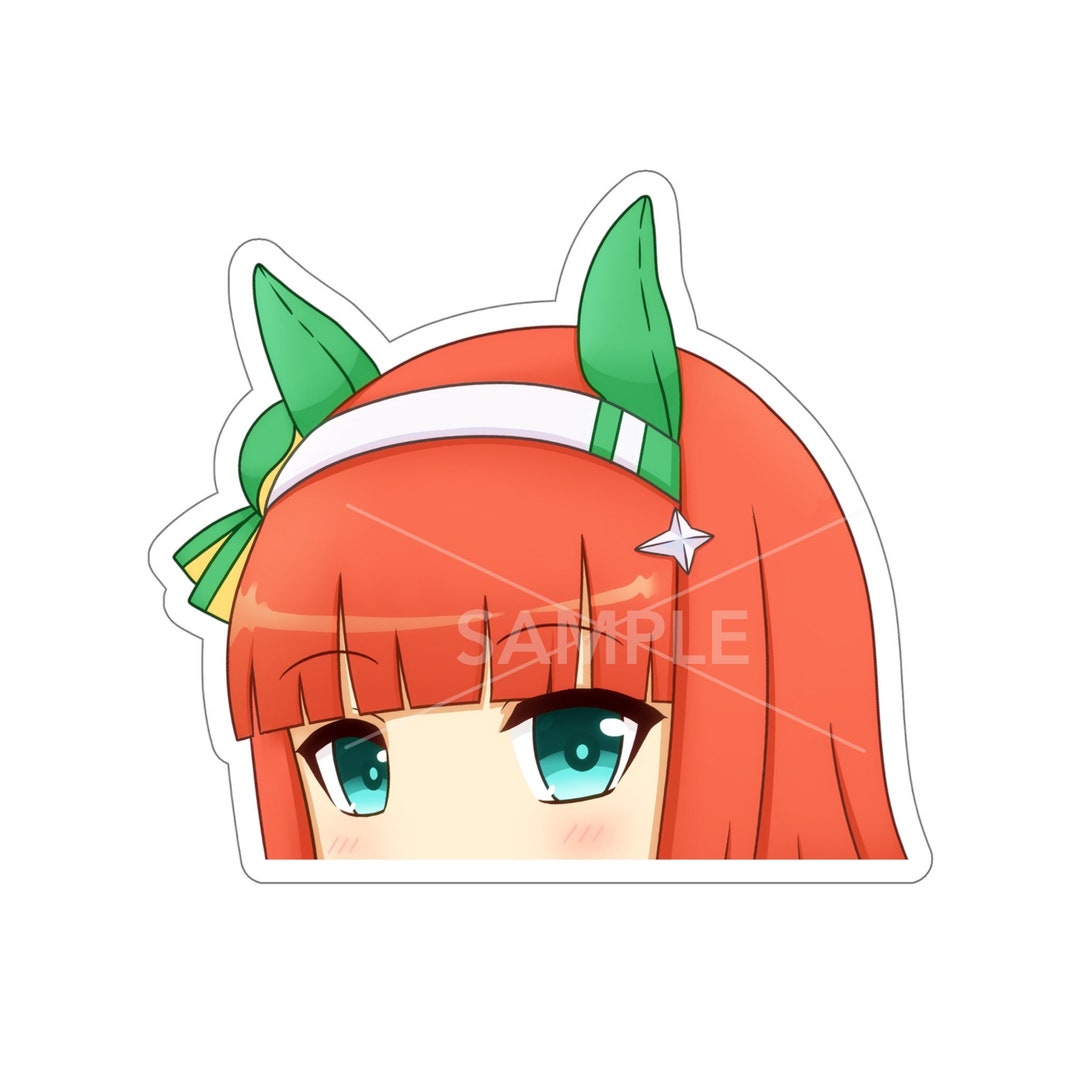 Uma Musume Suzuka Peeker Sticker - Etsy