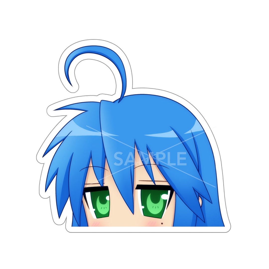 Lucky Star Konata Izumi Peeker Sticker - Etsy