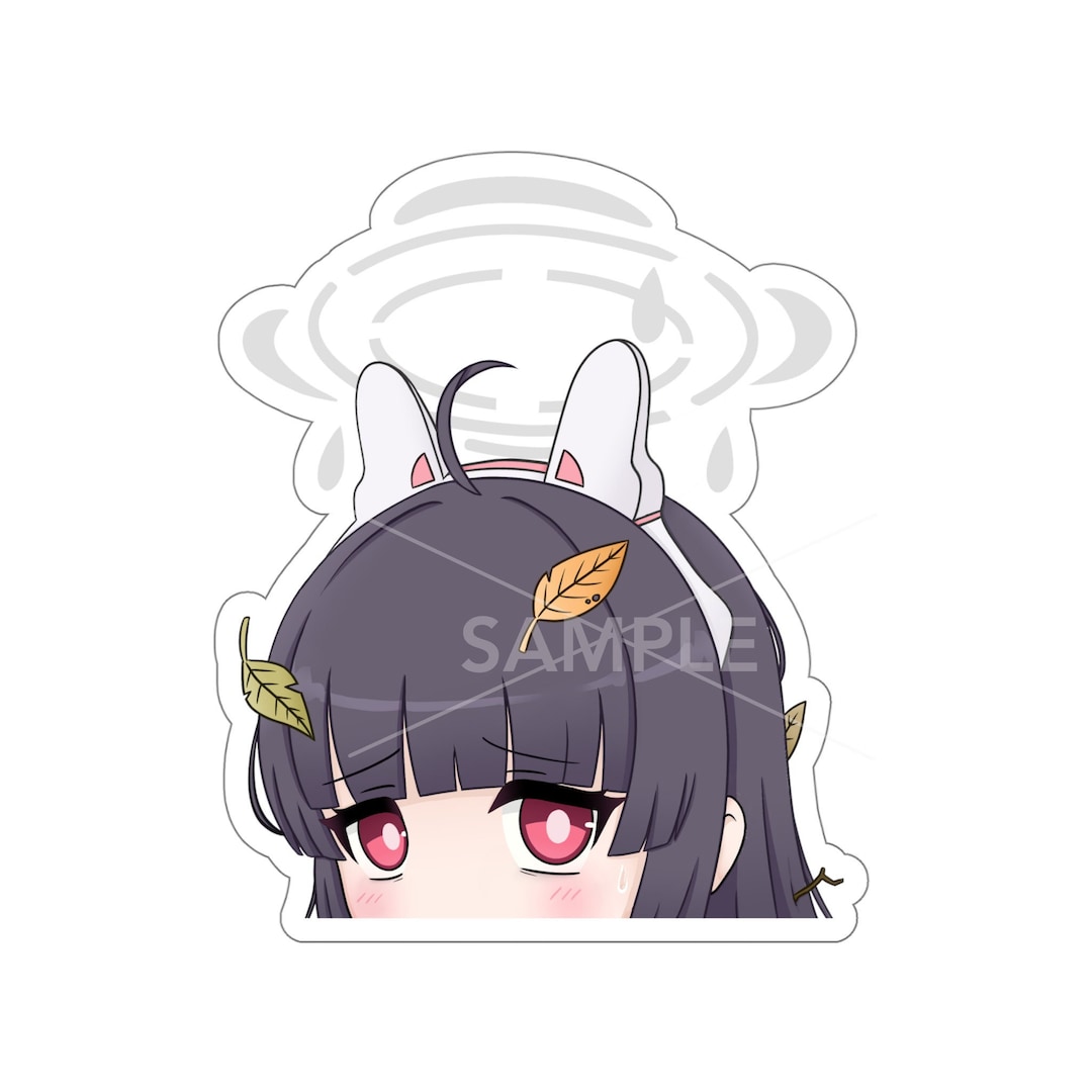 Blue Archive Miyu Peeker Sticker - Etsy