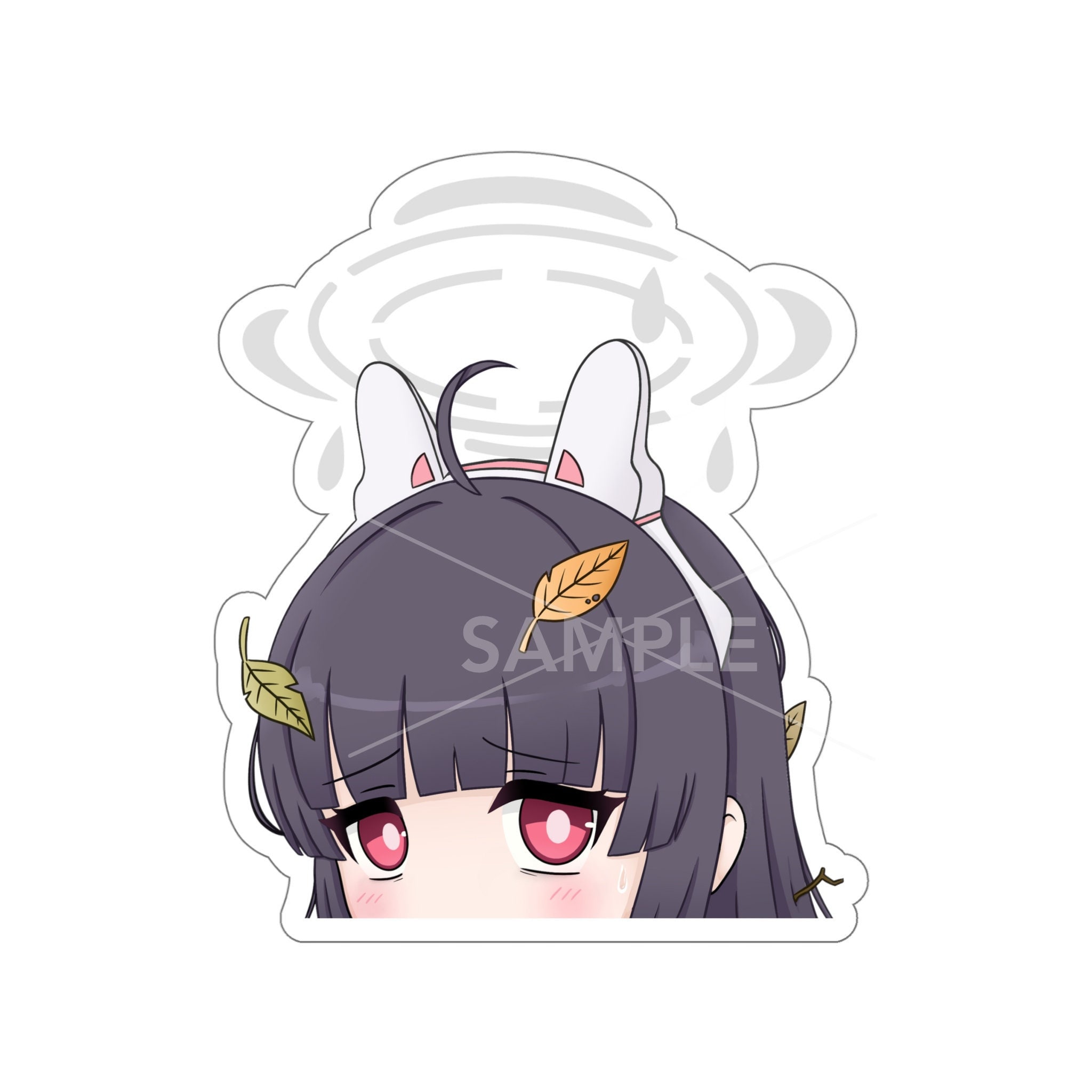 Blue Archive Miyu Peeker Sticker - Etsy