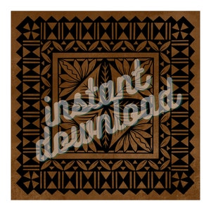 Modern Tapa Inspired Artwork - Etsy