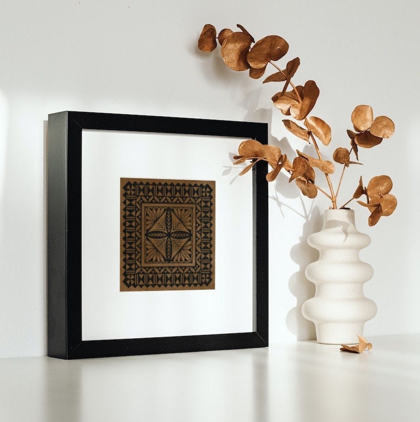 Modern Tapa Inspired Artwork - Etsy
