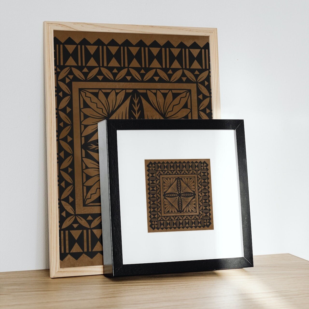 Modern Tapa Inspired Artwork - Etsy