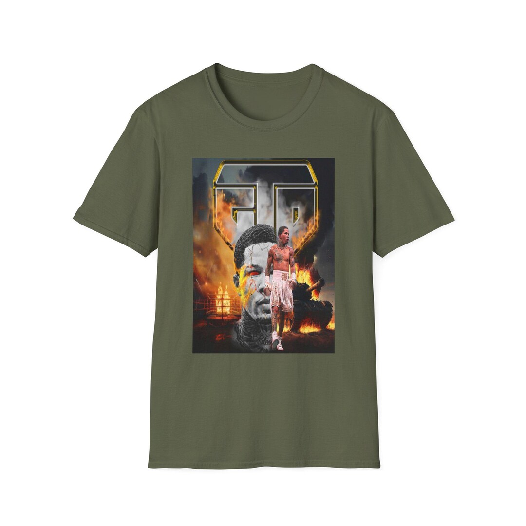Boxing Legend Collage T-shirt | Fighter Portrait, Fire Background - Etsy