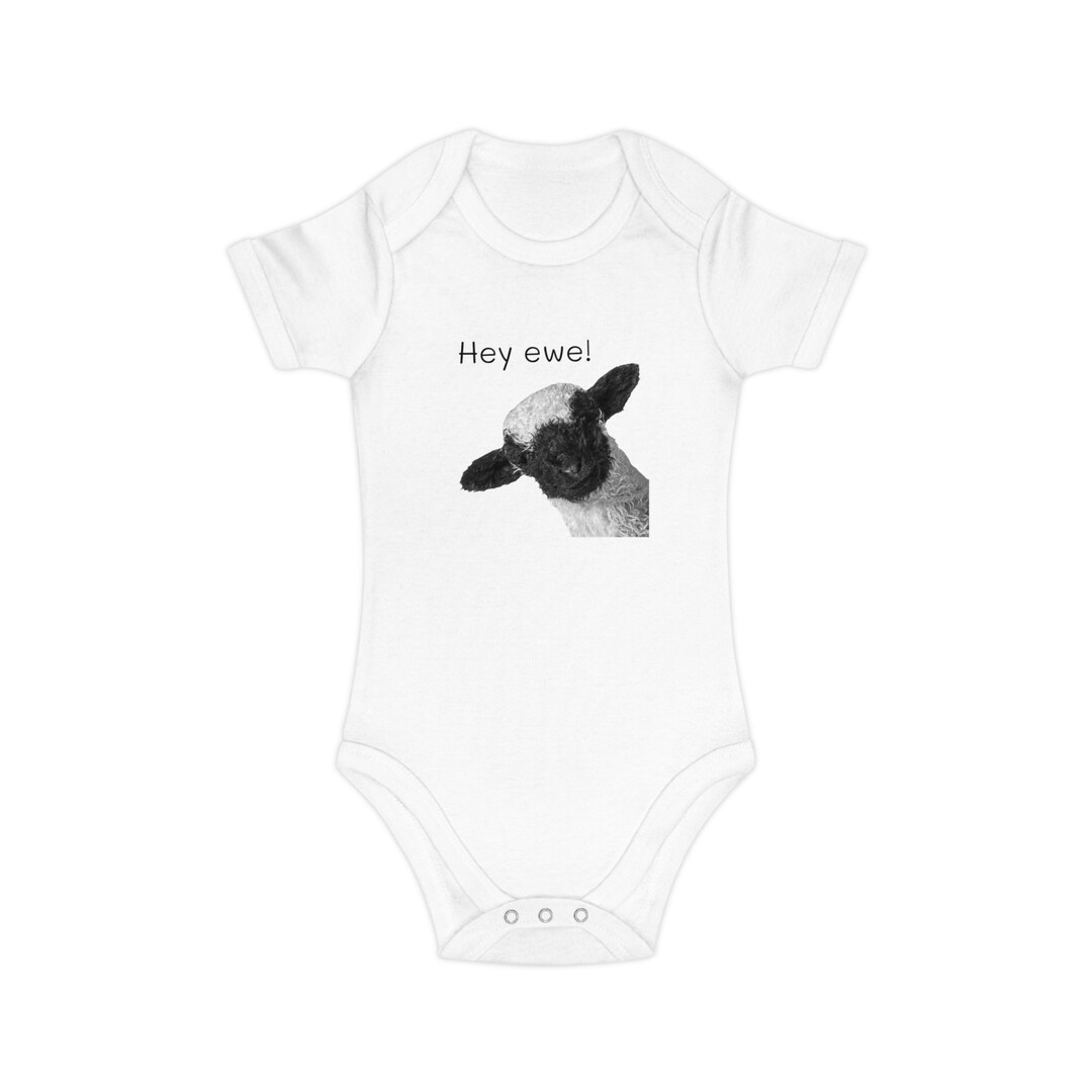 Valais Blacknose Sheep/lamb Combed Cotton Baby Bodysuit - Etsy