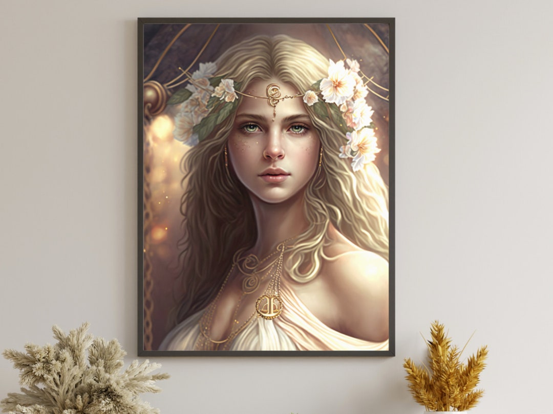Libra Beauty Wall Art Artwork Digital Download Print Art Zodiac Wallart ...