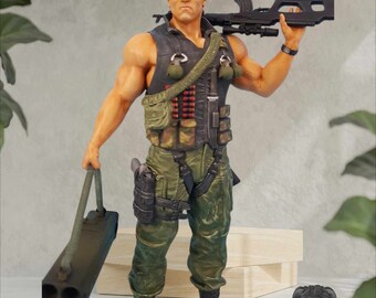 Commando Arnold Schwarzenegger the Tree & John Matrix 2-pack Custom ...