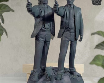 Pulp Fiction Vincent and Jules Set of Two Custom Assembly Minifigures ...