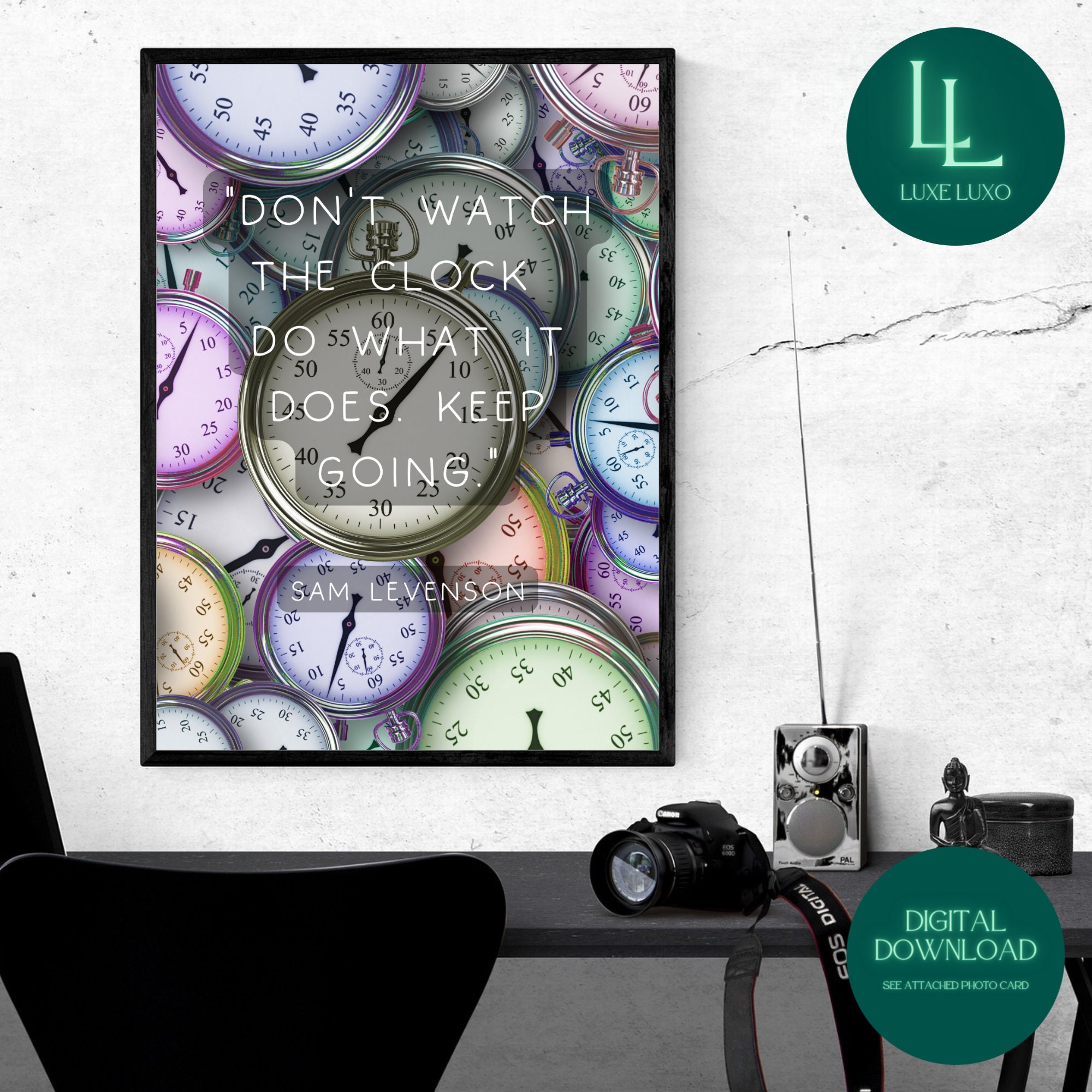 Motivational Wall Art Printable Poster - Inspirational Quote by Sam ...