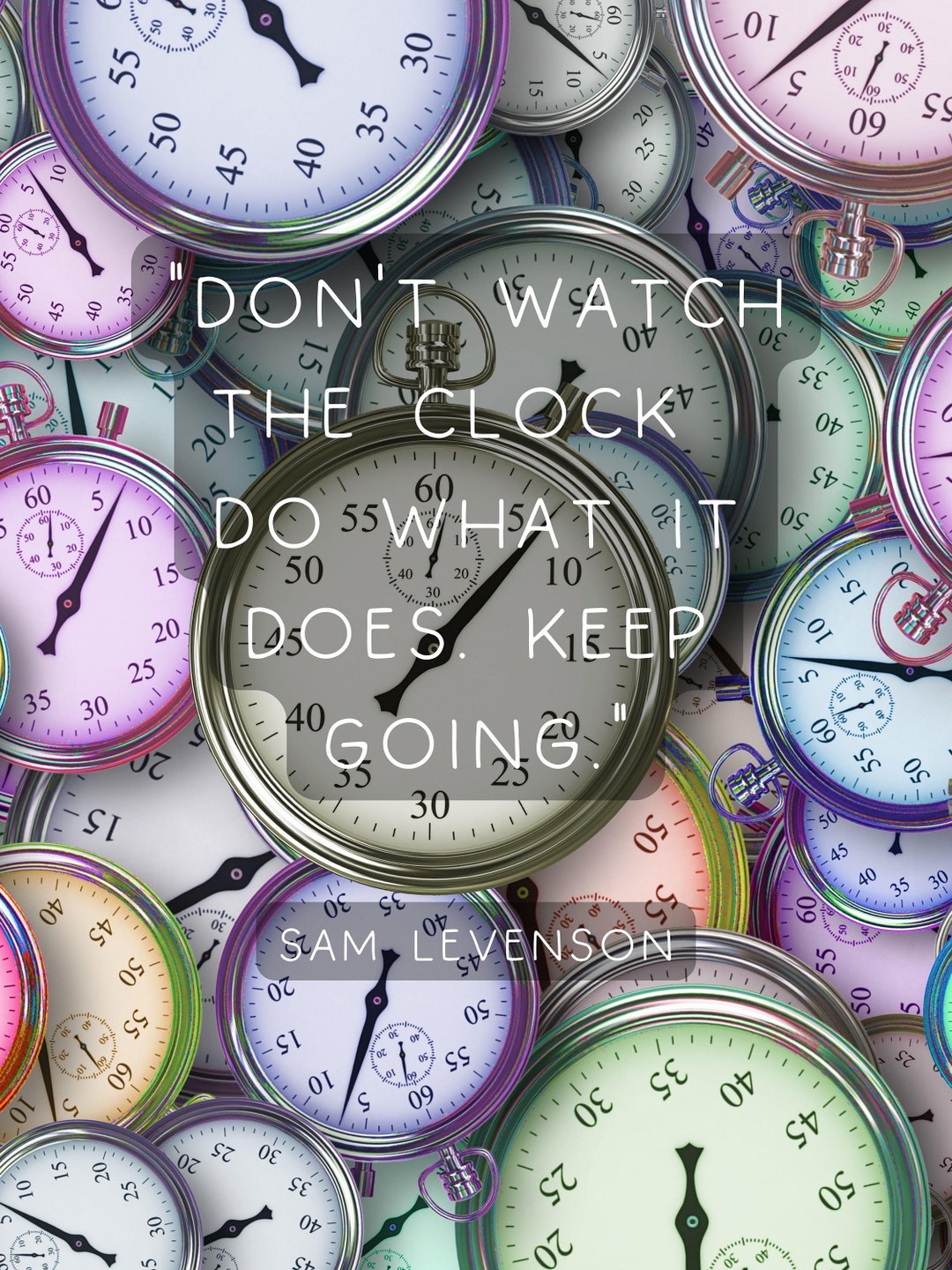 Motivational Wall Art Printable Poster - Inspirational Quote by Sam ...