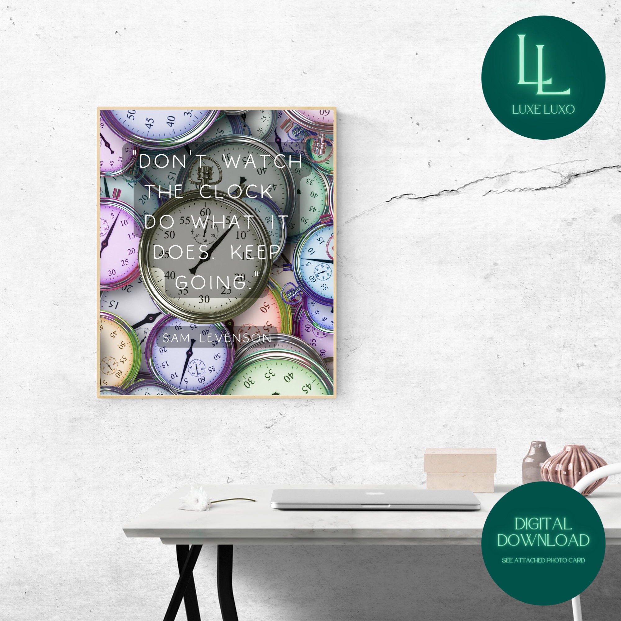Motivational Wall Art Printable Poster - Inspirational Quote by Sam ...