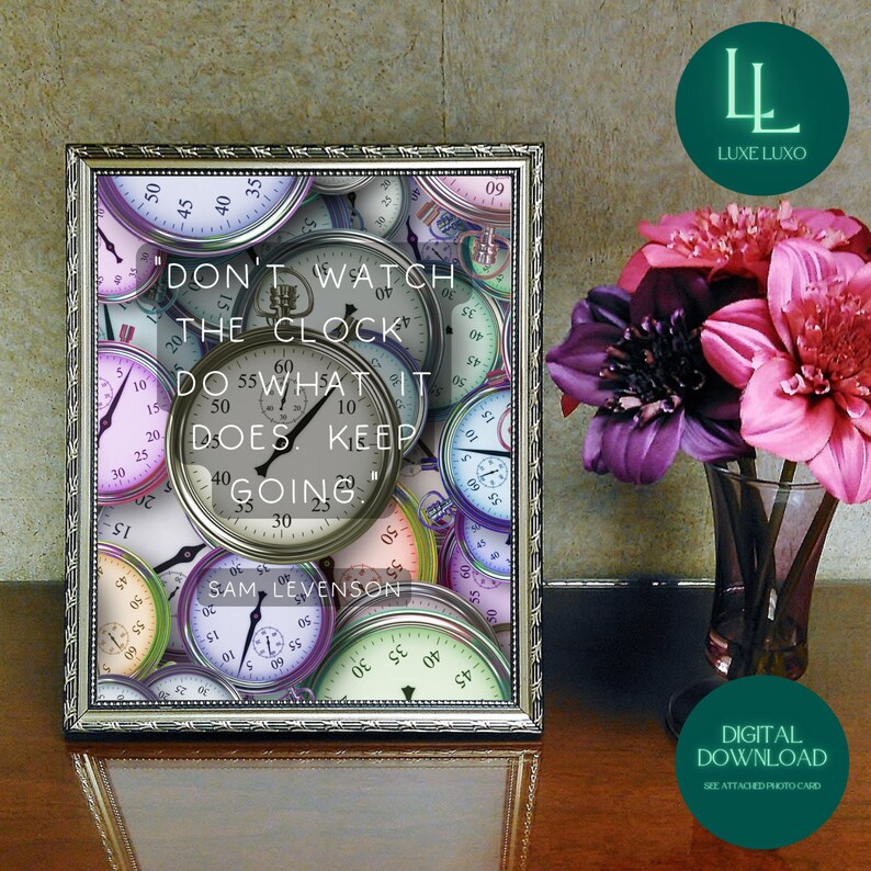 Motivational Wall Art Printable Poster - Inspirational Quote by Sam ...