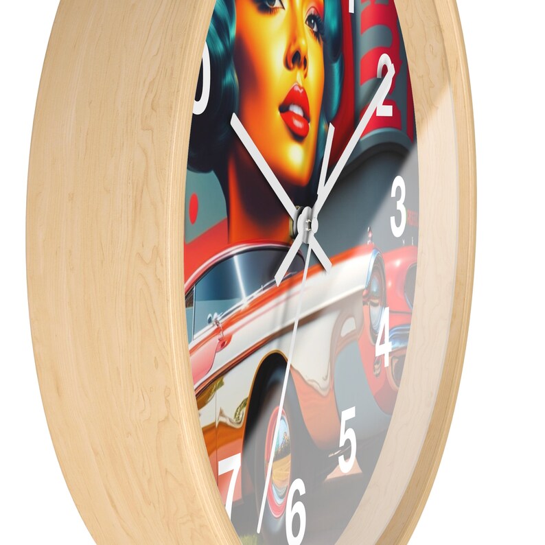 Pop Art Wall Clock 10. Pop Art, Wall , Clock, Bold, Colorful, Graphic ...
