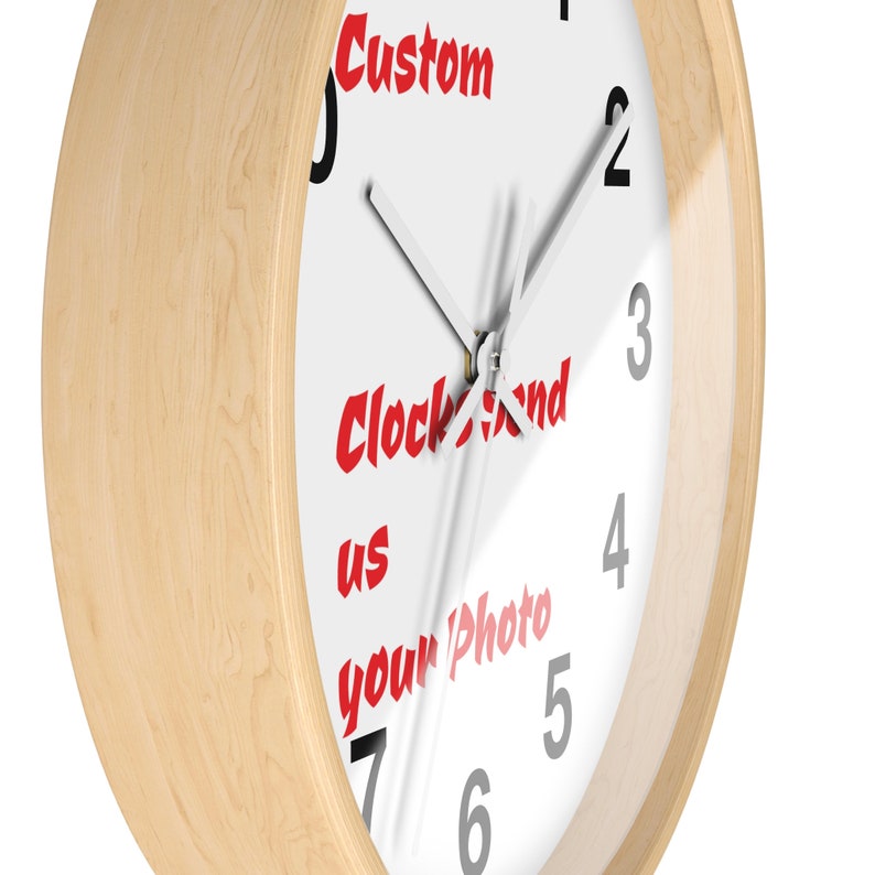 Custom Wall Clocks Send Us Your Photo. PLEASE Do Not Order Without ...