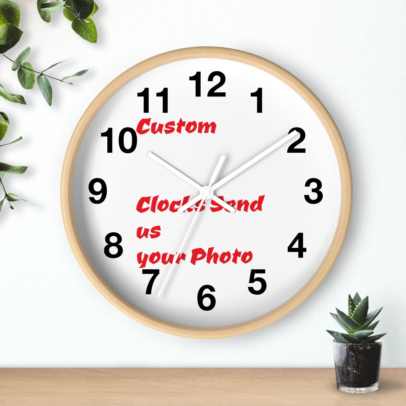 Custom Wall Clocks Send Us Your Photo. PLEASE Do Not Order Without ...