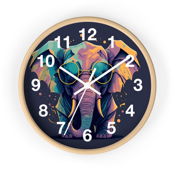 Elephant Clock - Etsy