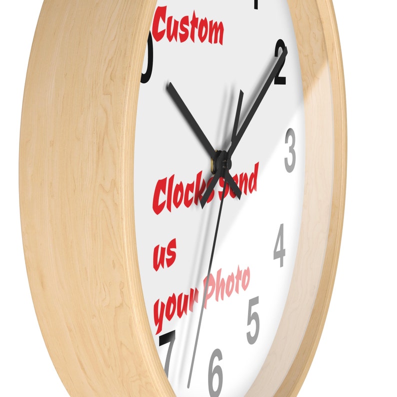 Custom Wall Clocks Send Us Your Photo. PLEASE Do Not Order Without ...