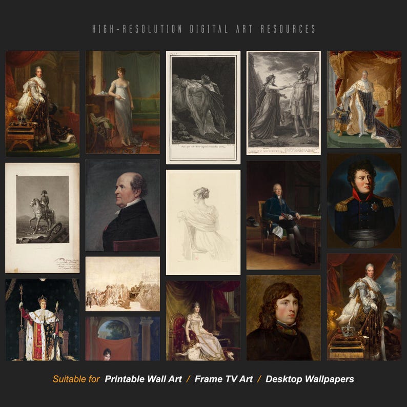 François Gérard: 50+ Famous Paintings Collection (digital Download) R ...