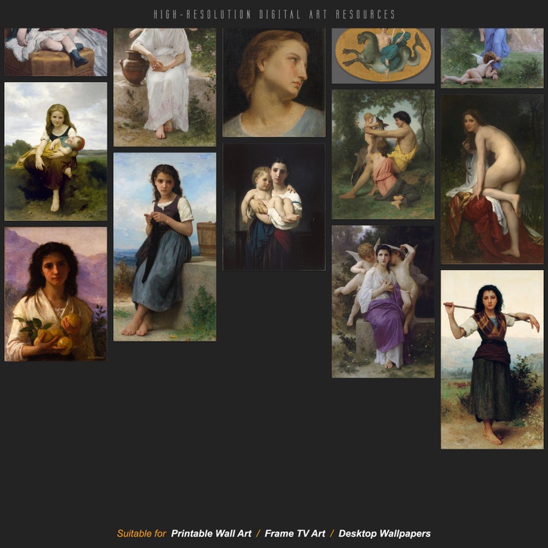 90+ William-adolphe Bouguereau Famous Paintings Collection | High ...