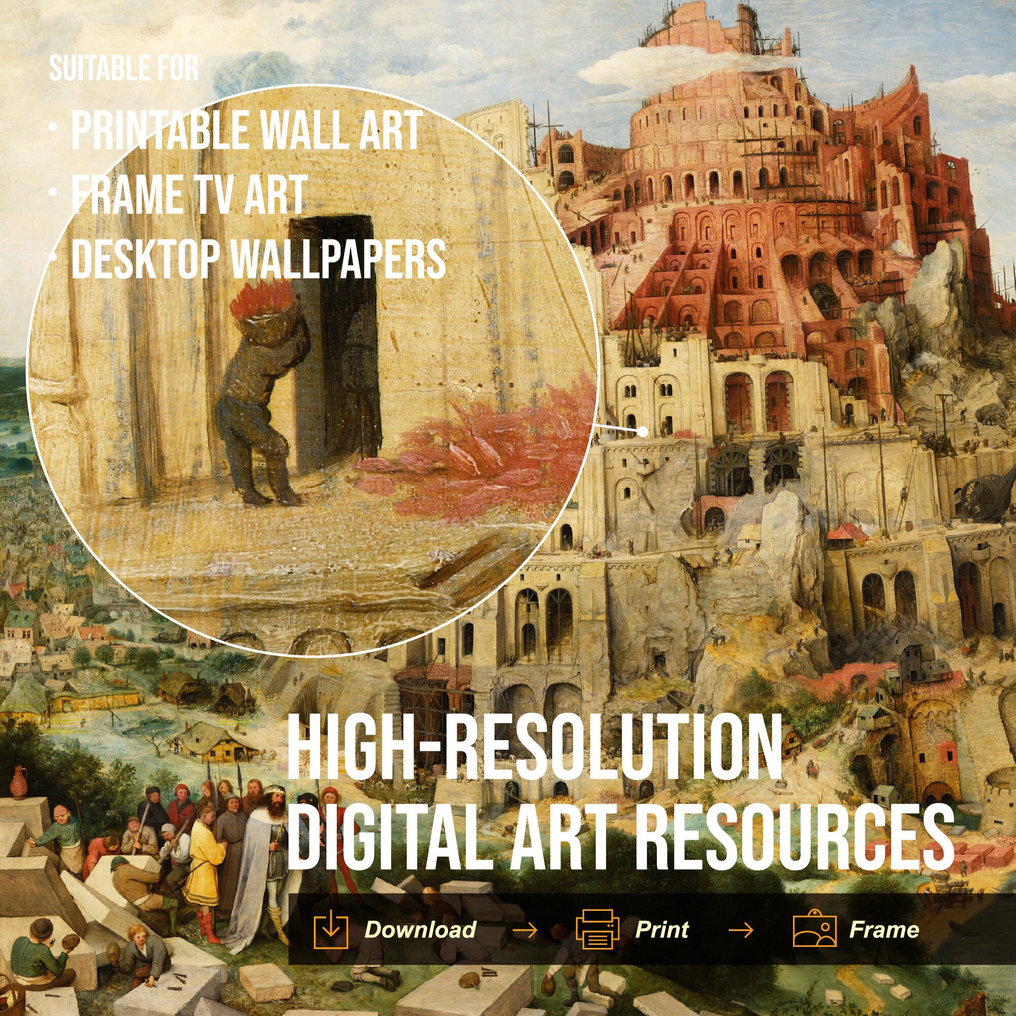 120 Pieter Bruegel the Elder Famous Paintings Collection High ...