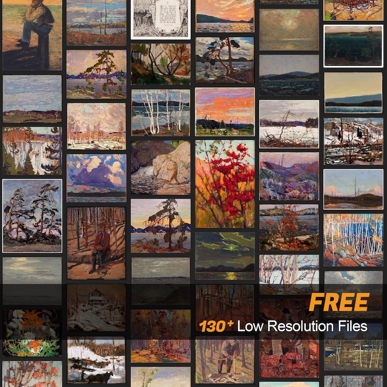 40+ Tom Thomson Famous Paintings Collection | High-resolution Digital ...