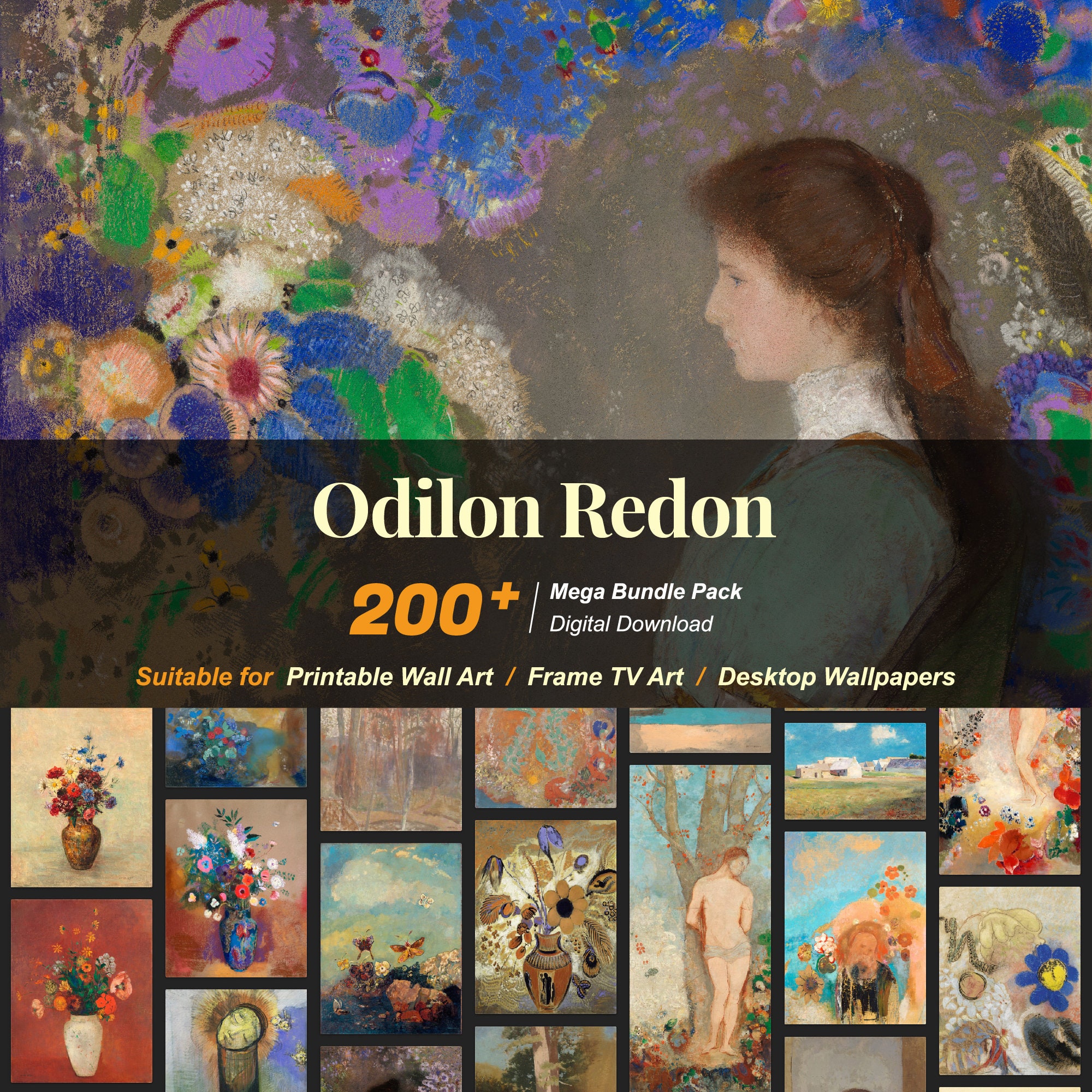 200+ Odilon Redon Famous Paintings Collection | High-resolution Digital ...