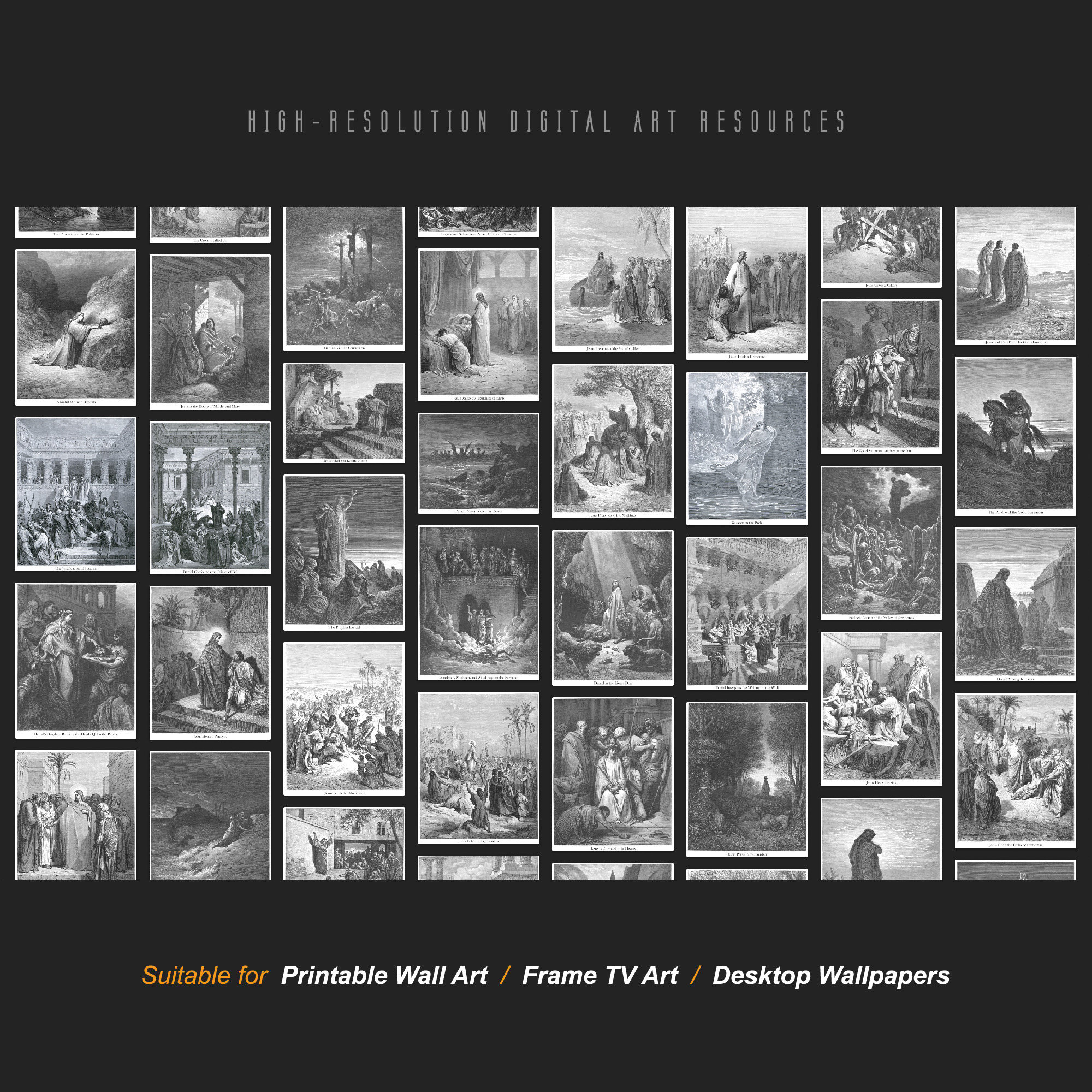 240 the Dore Gallery of Bible Illustrations Gustave Dore - Etsy UK