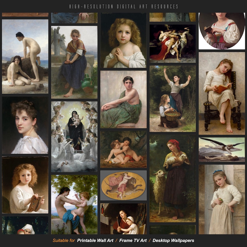 90+ William-adolphe Bouguereau Famous Paintings Collection | High ...