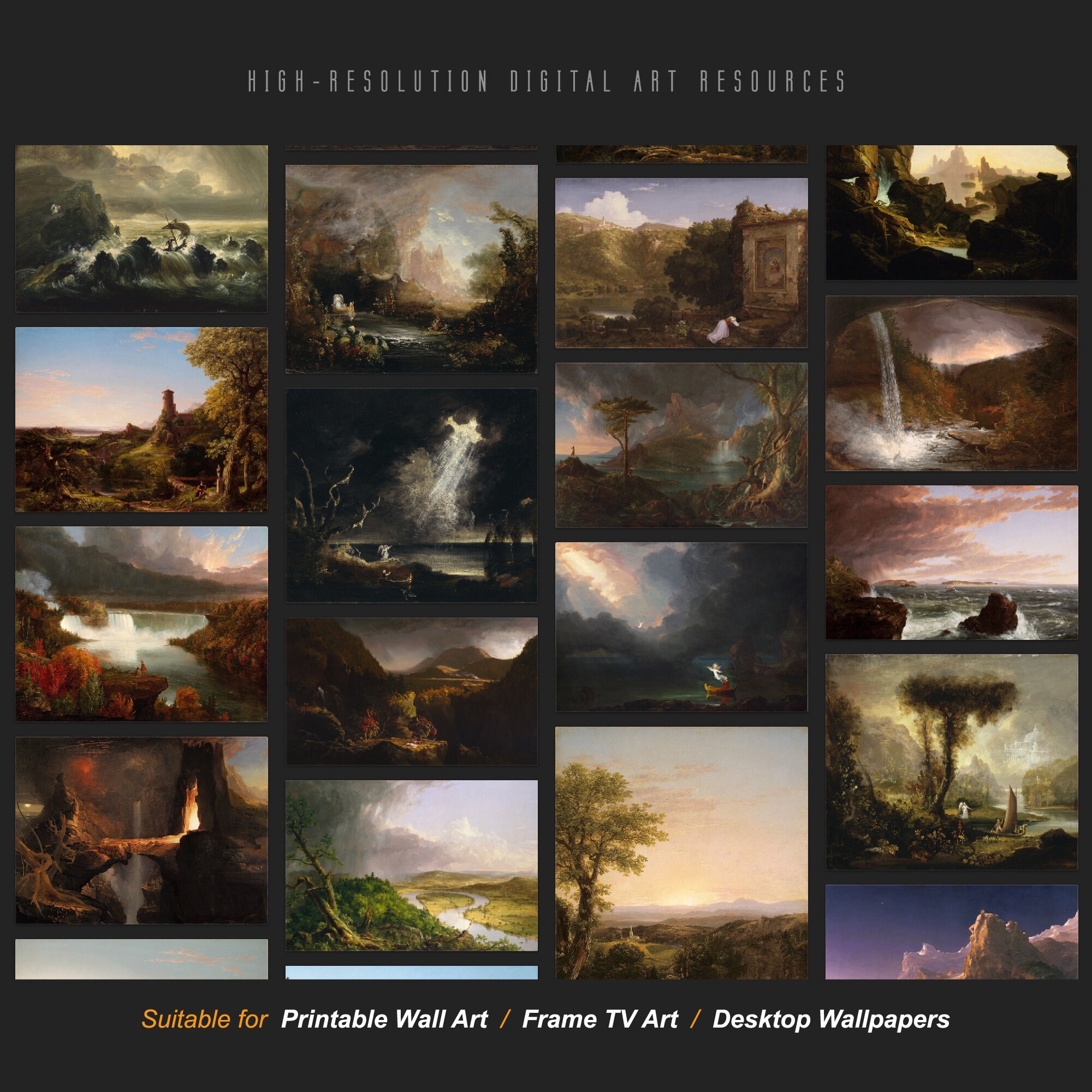 55+ Thomas Cole Famous Paintings Collection | High-resolution Digital ...