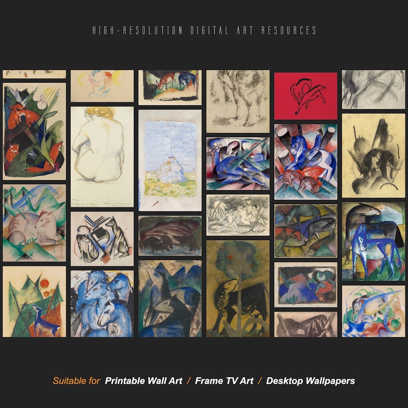100+ Franz Marc Famous Paintings Collection | High-resolution Digital ...