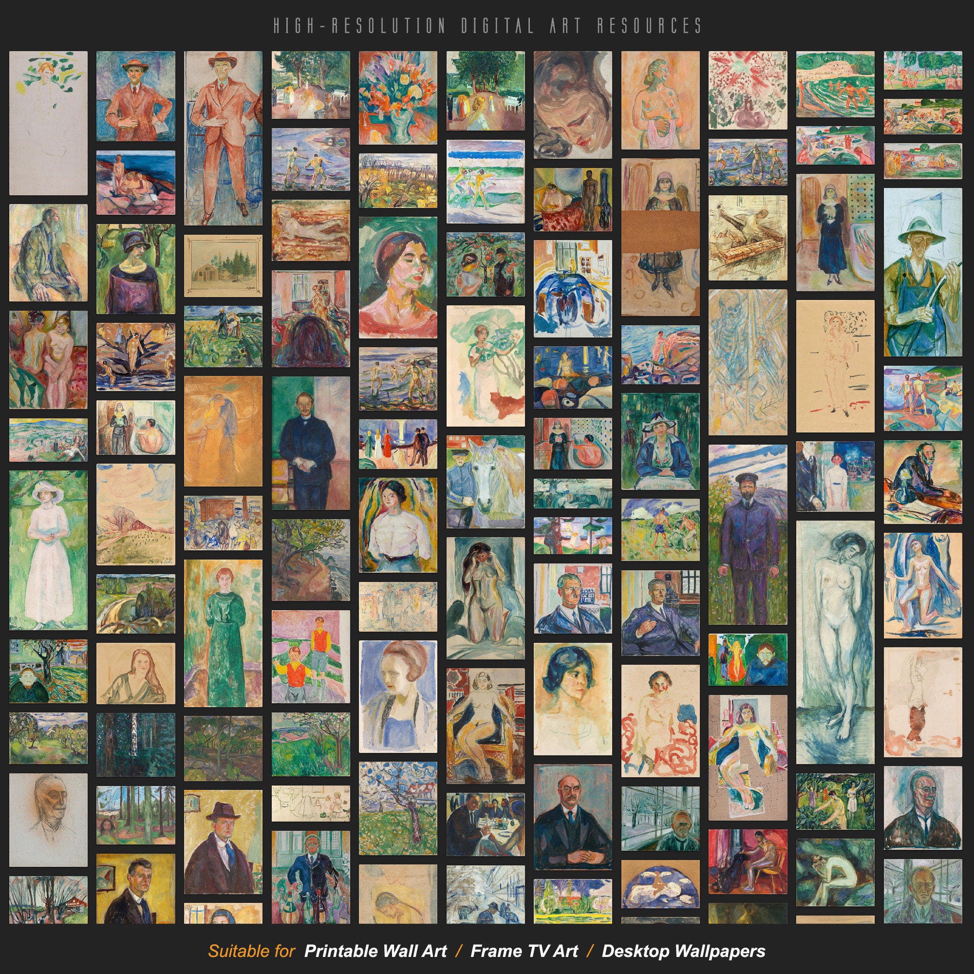 1640+ Edvard Munch Famous Paintings Collection | High-resolution ...