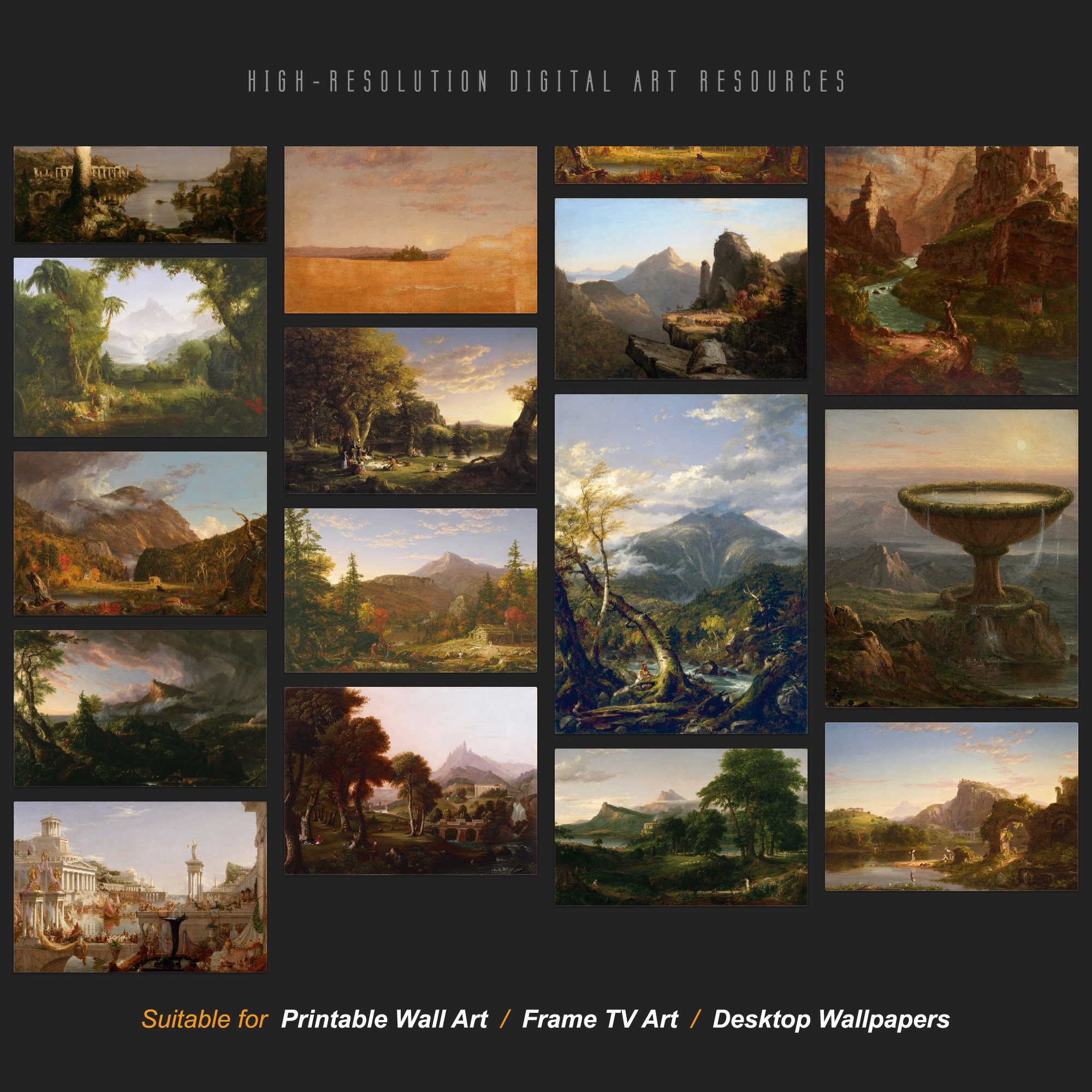 55+ Thomas Cole Famous Paintings Collection | High-resolution Digital ...
