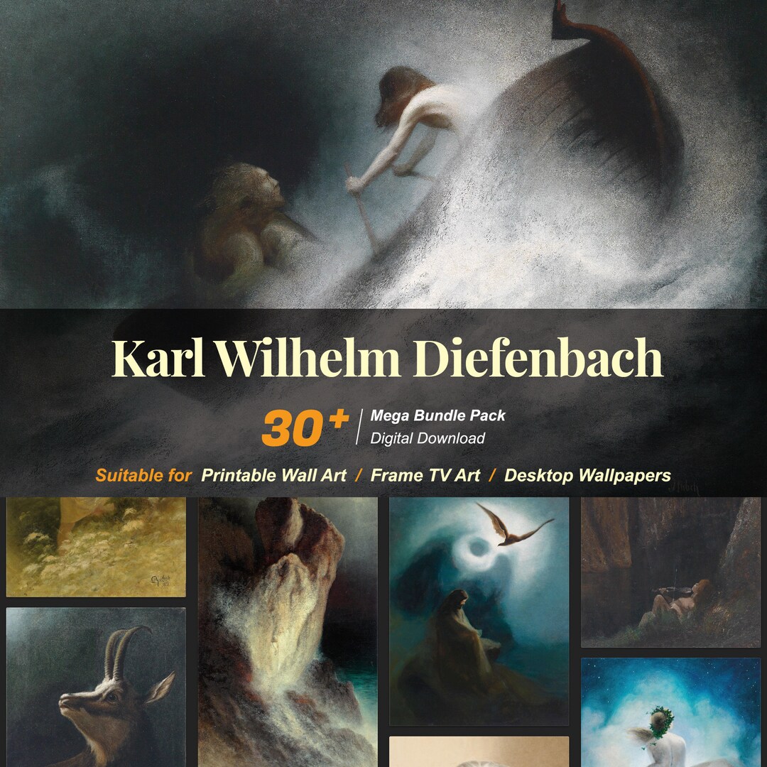 Karl Wilhelm Diefenbach Paintings: 30+ High-resolution Art (digital Download) R-176 - Etsy