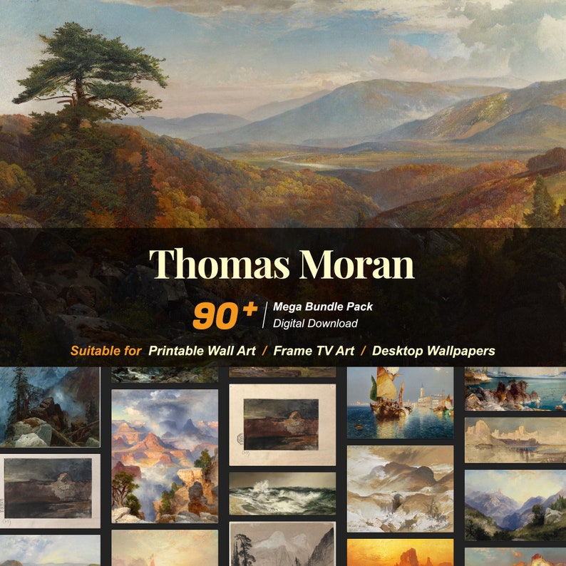 90+ Thomas Moran Famous Paintings Collection | High-resolution Digital ...