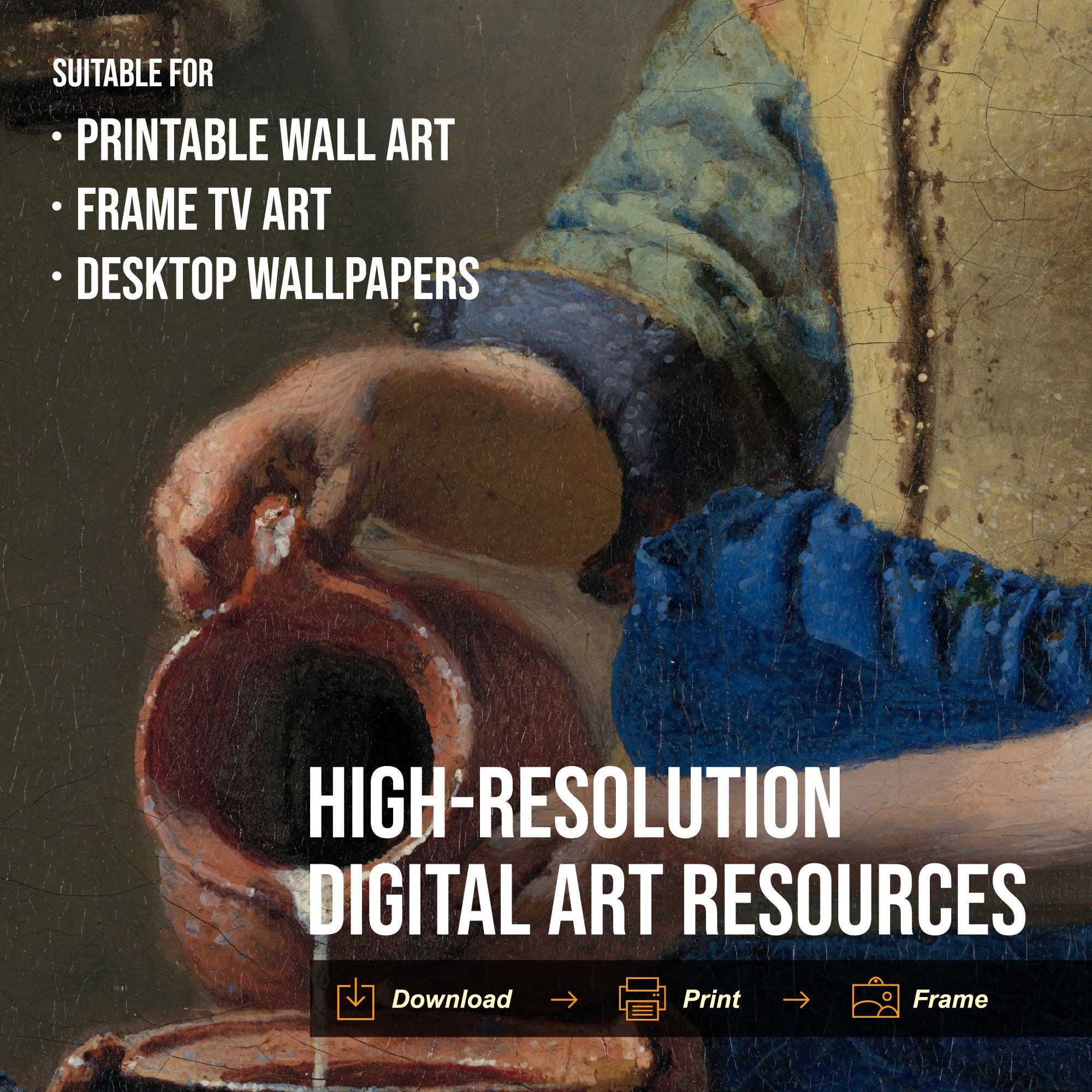 30 Johannes Vermeer Famous Paintings Collection High-resolution Digital ...